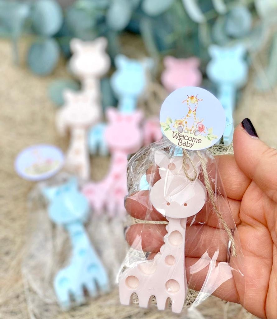 Giraffe Soap Favors - Giraffe Baby Shower Favors, Boy Girl Baby Giraff ...
