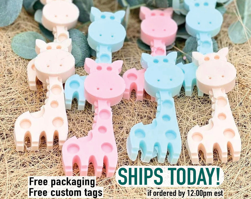 Giraffe Soap Favors - Giraffe Baby Shower Favors, Boy Girl Baby Giraff ...