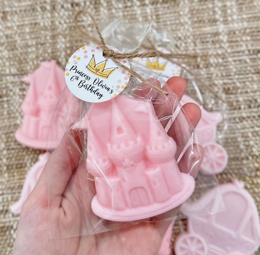 Princess Soap Favors - Pink Baby Shower Decorations, Girl Birthday Gol ...