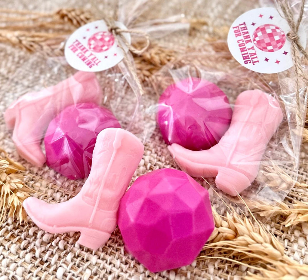 Western Disco Soap Favors - 2 Soaps Per Bag - Cowboy Girl Party Decor ...